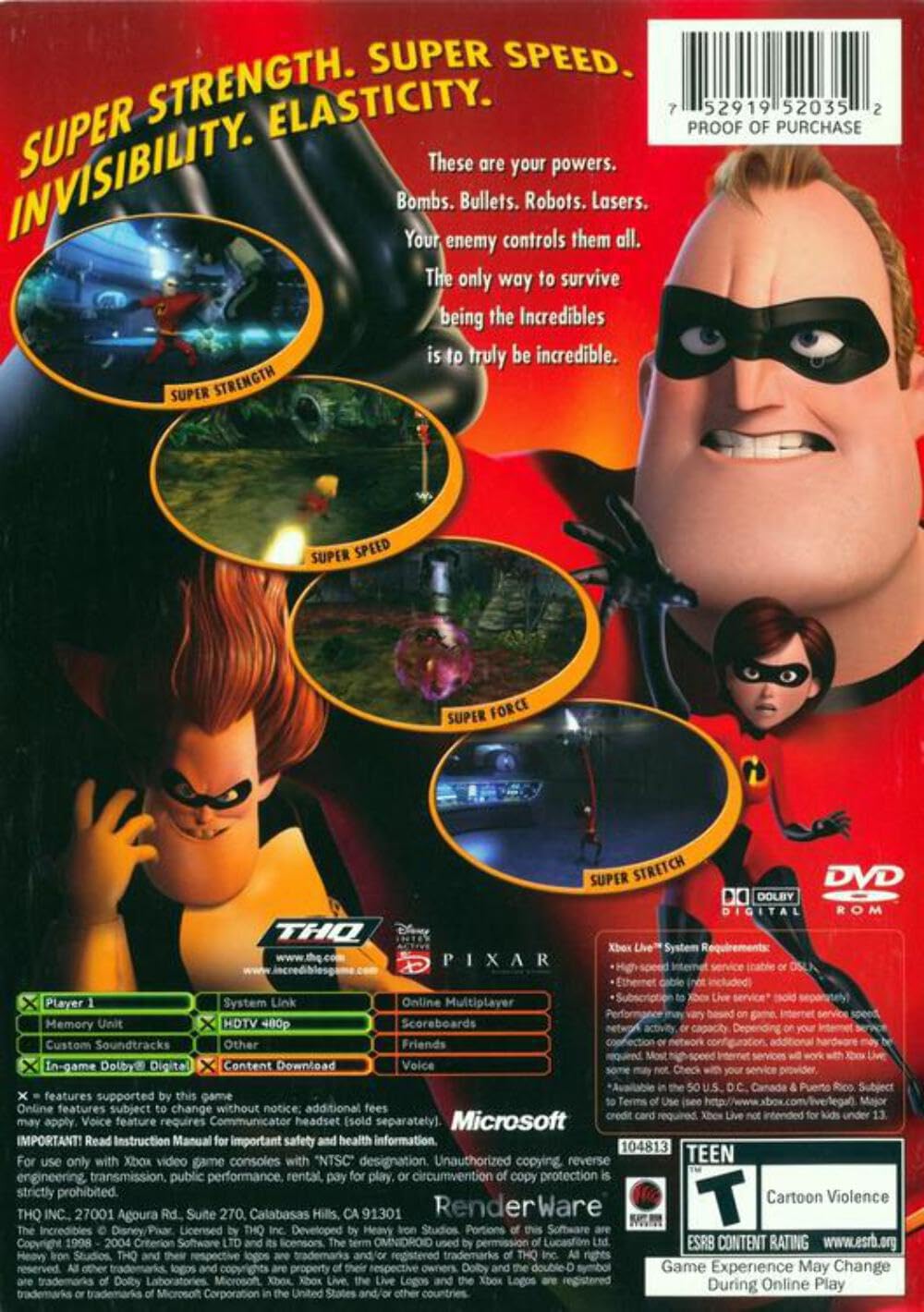 The Incredibles - Xbox