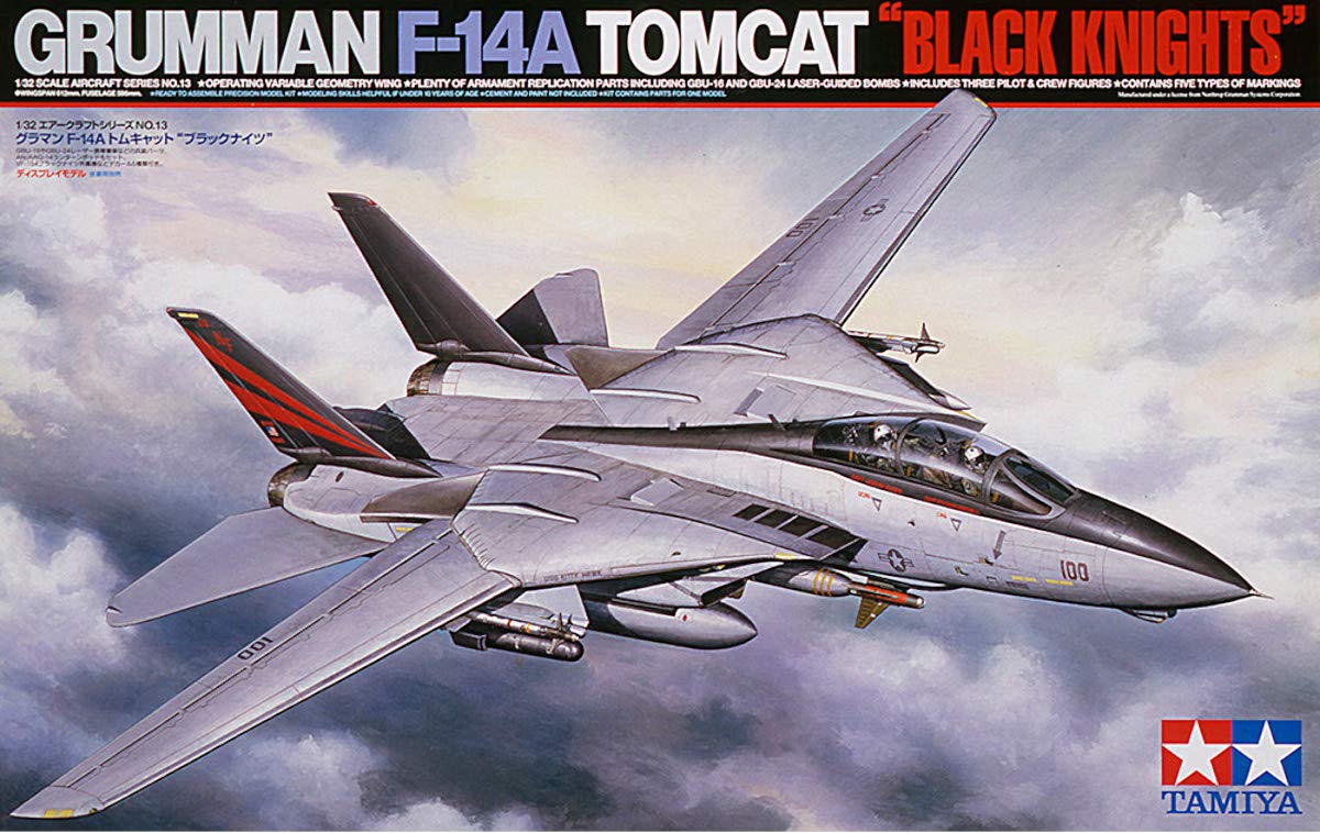 Tamiya F-14A Tomcat Black Knights 1/32 Aircraft (TAM60313)