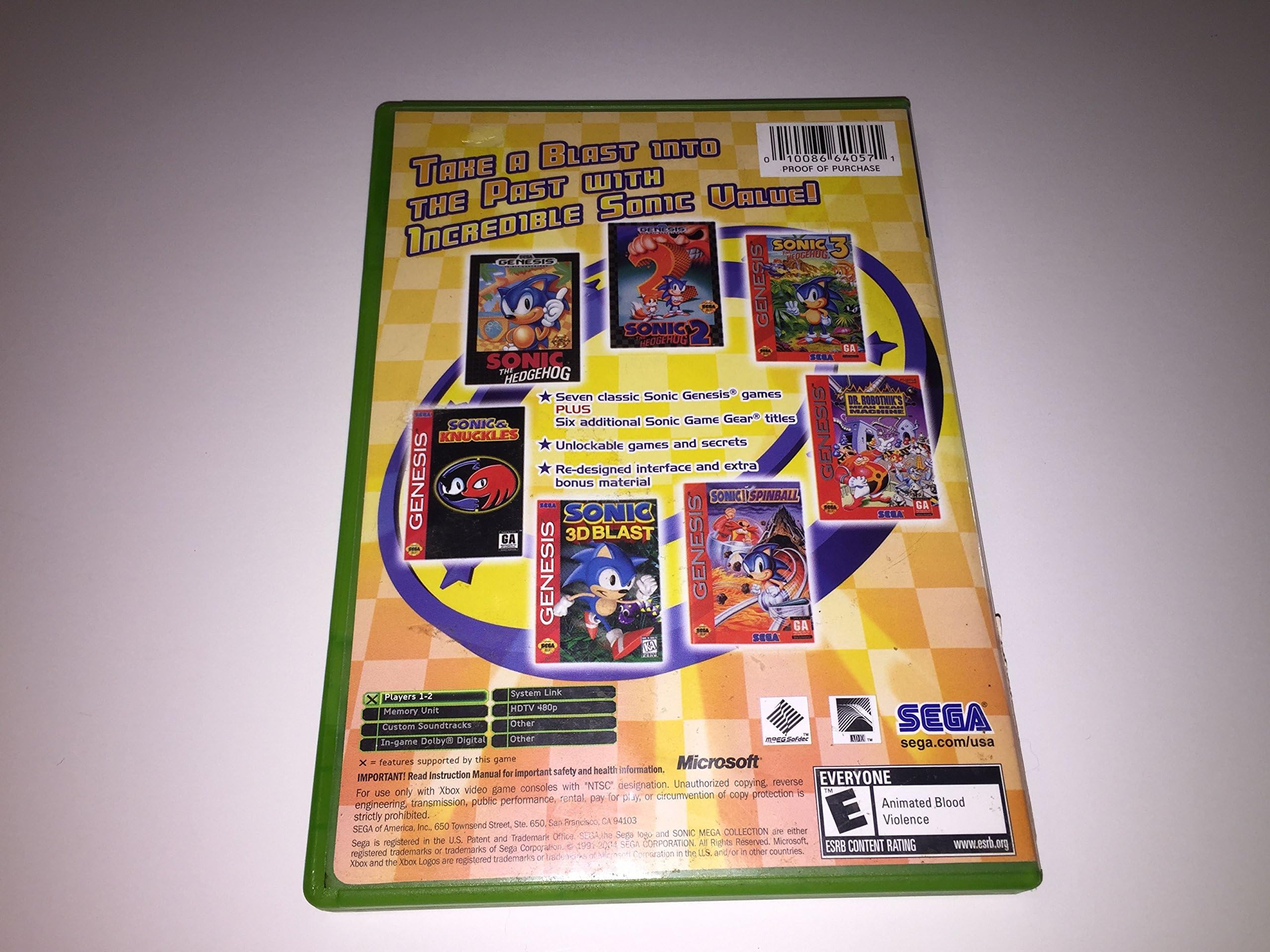 Sonic Mega Collection Plus - Xbox