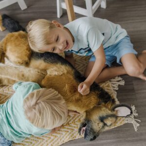 Melissa & Doug Giant German Shepherd - Lifelike Stuffed Animal Dog (over 2 feet tall)