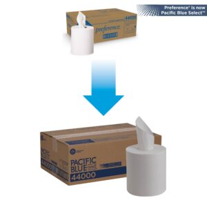 Pacific Blue Select Centerpull 2-Ply Paper Towels (previously branded Preference) by GP PRO (Georgia-Pacific), White, 44000, 520 Sheets Per Roll, 6 Rolls Per Case