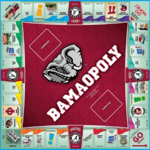 Late for the Sky University of Alabama Bamaopoly, Crimson, Grey