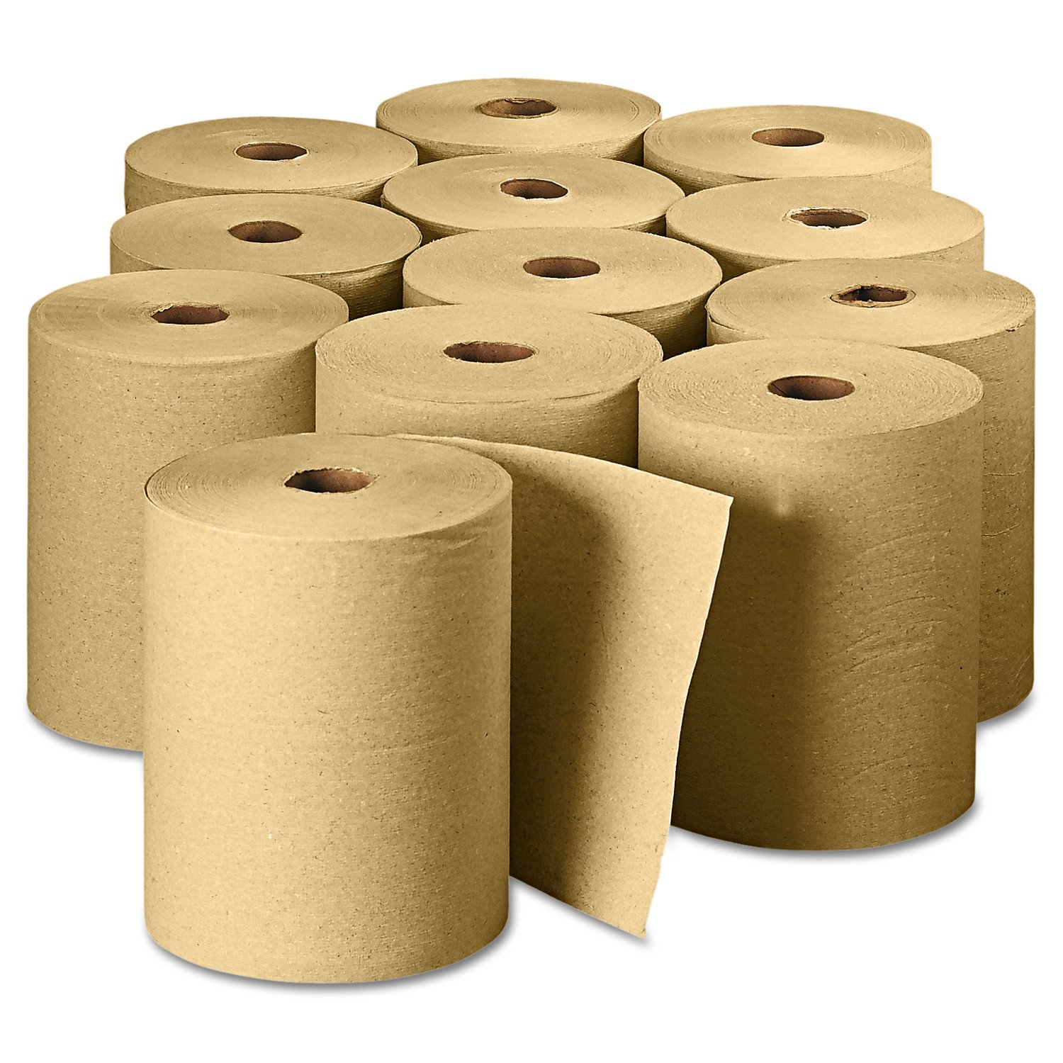 Georgia-Pacific Envision 26200 Brown Hardwound Roll Paper Towel, 625' Length x 7.87" Width (Case of 12 Rolls)