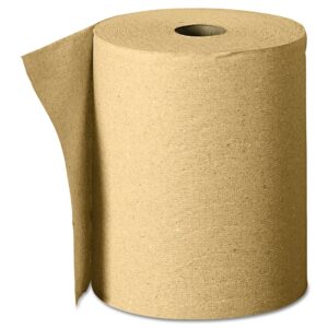 georgia-pacific envision 26200 brown hardwound roll paper towel, 625' length x 7.87" width (case of 12 rolls)