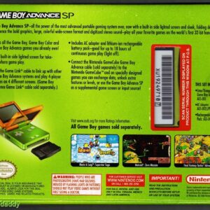 Game Boy Advance SP Limited Edition Lime/Orange