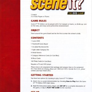 Scene It ? TV Edition Game