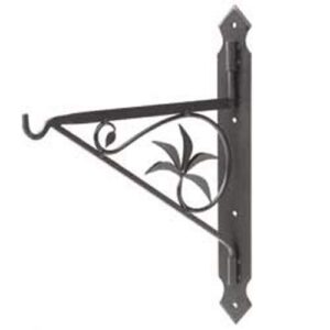 Minuteman International Crane, 18-inch Fireplace Pot Hanger Bracket, Black