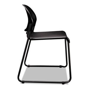 HON 4030 Series Armless Stacking Chair Seat Finish: Black