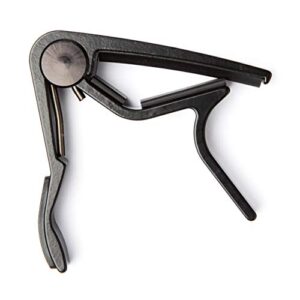 jim dunlop acoustic trigger, curved, black guitar capo (83cb)