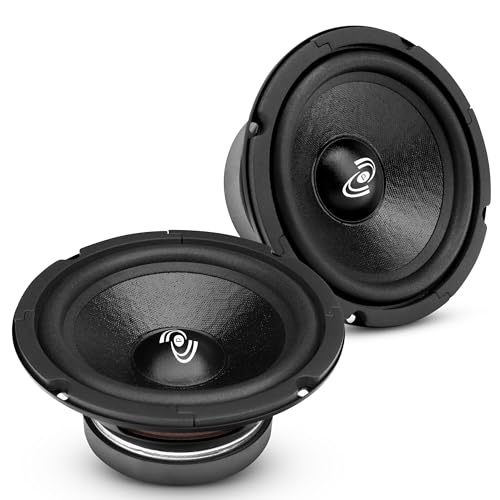 PYLE-PRO 6.5 Inch Car Midbass Woofer - 250 Watt High Powered Car Audio Sound Component Speaker System w/High-Temperature Aluminum Voice Coil, 70Hz-9kHz Frequency, 92 dB, 8 Ohm, 25 oz Magnet PDMW6