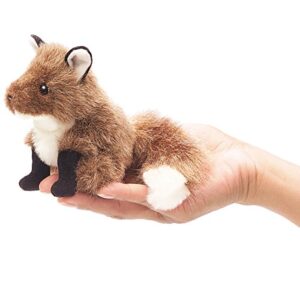 folkmanis mini fox finger puppet