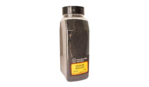 woodland scenics cinders ballast (32 oz. shaker)