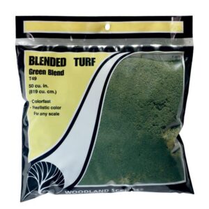 Green Blend Blended Turf in a 12 oz.Bag Woodland Scenics