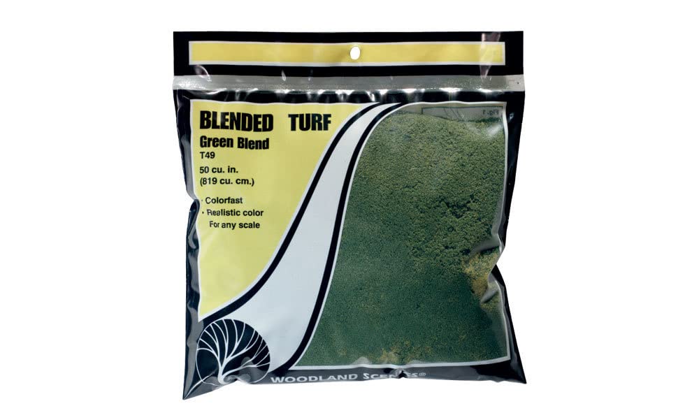 Green Blend Blended Turf in a 12 oz.Bag Woodland Scenics