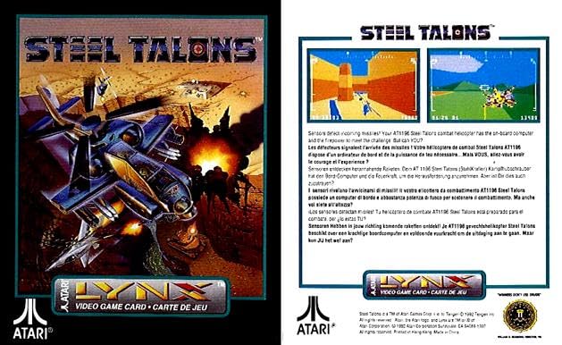 Steel Talons Atari Lynx by Atari