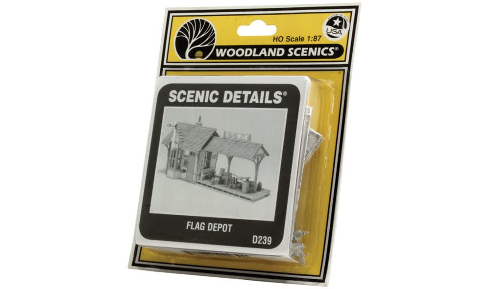 Woodland Scenics Flag Depot Scenic Details