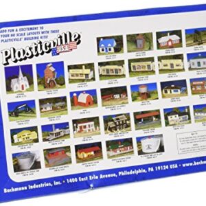 Bachmann Trains - PLASTICVILLE U.S.A. BUILDINGS – CLASSIC KITS - GAS STATION - HO Scale