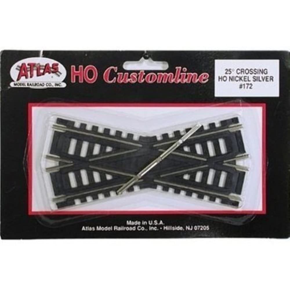 Code 100 Nickel Silver 25 Degree Custom-Line Crossing HO Scale Atlas Trains