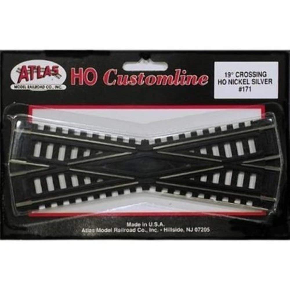 Code 100 Nickel Silver 19 degree Custom-Line Crossing HO Scale Atlas Trains