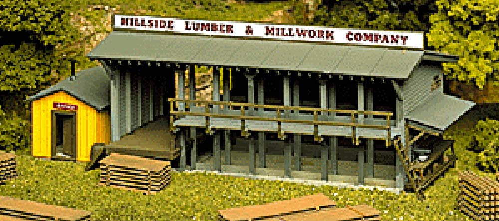 HO KIT Lumber Yard & Office