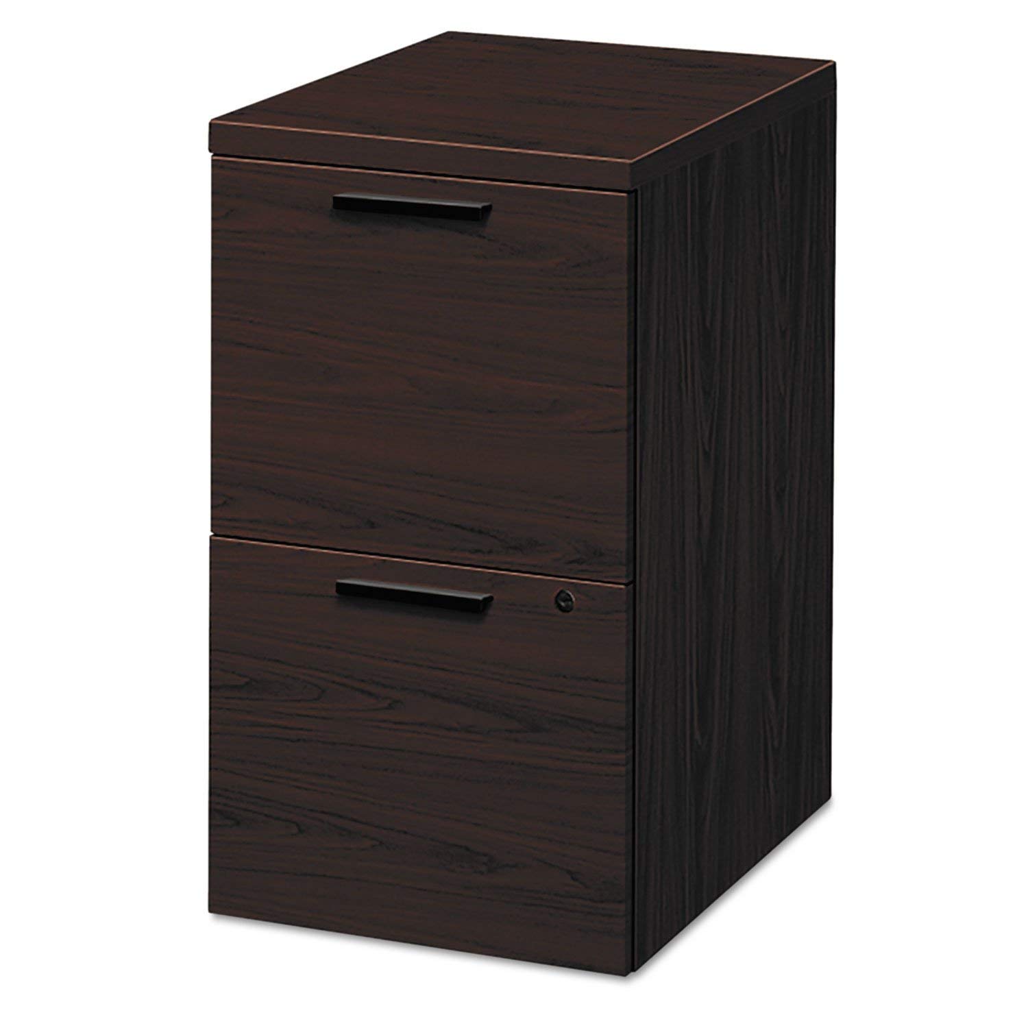 HON 105104NN 10500 Series File/File Mobile Pedestal, 15 3/4w x 22 3/4d x 28h, Mahogany