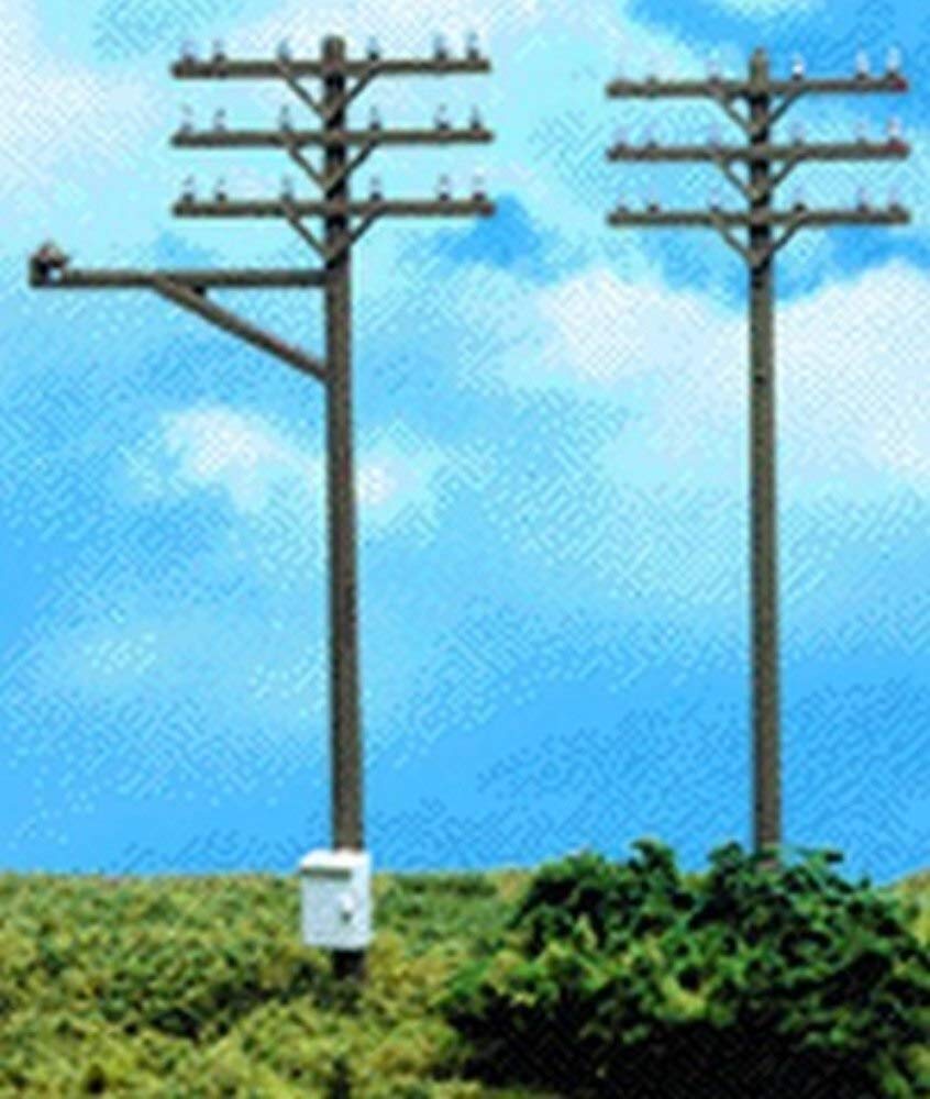 ATLAS MODEL 775 Telephone Poles HO (12)