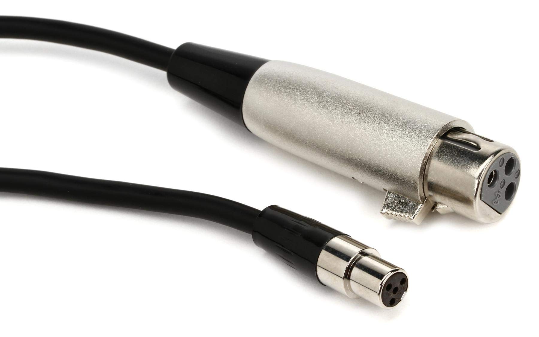 Shure WA310 4-Feet Microphone Adapter Cable, 4-Pin Mini Connector (TA4F) to XLR(F) Connector