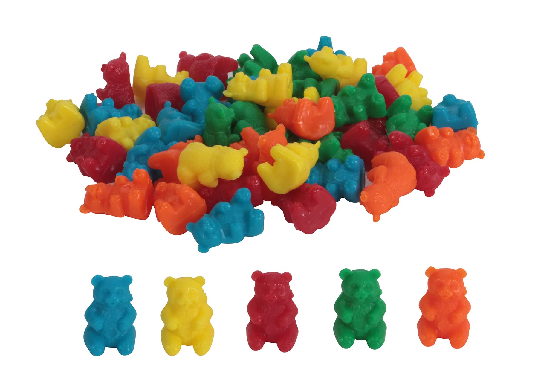 50 Counting Bears with 5 Cups