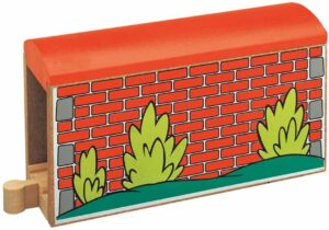 maxim enterprise, inc. big toy train tunnel, colorful tunnel for train compatible with thomas & friends, brio, and all major brand wooden train sets