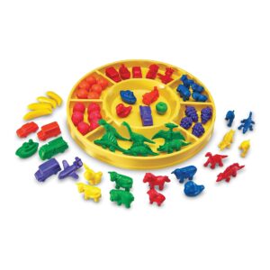 learning resources beginning sorting set, counting & sorting skills, 168 piece set, ages 3+