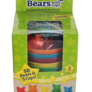 50 Counting Bears with 5 Cups