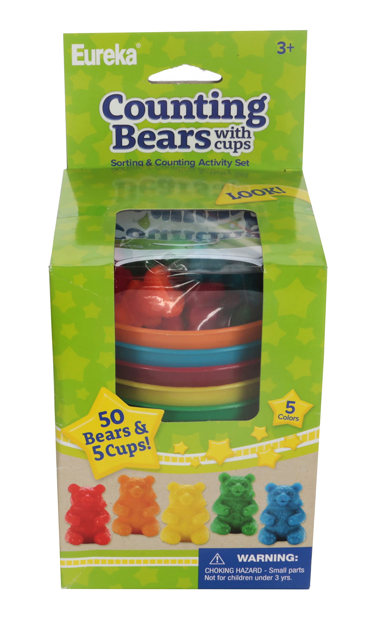 50 Counting Bears with 5 Cups