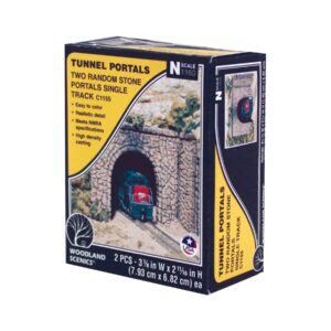 woodland scenics random stone n scale tunnel portals