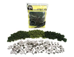 woodland scenics deciduous tree kit, small (36)