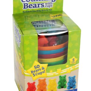 50 Counting Bears with 5 Cups