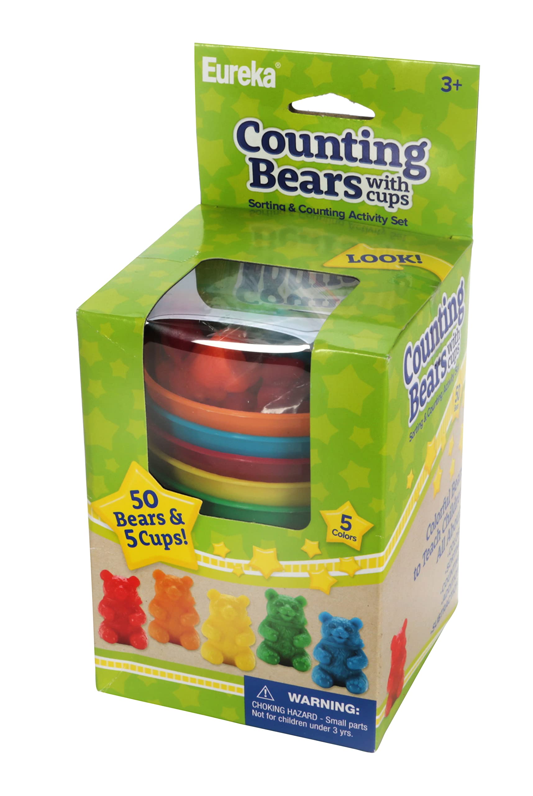 50 Counting Bears with 5 Cups