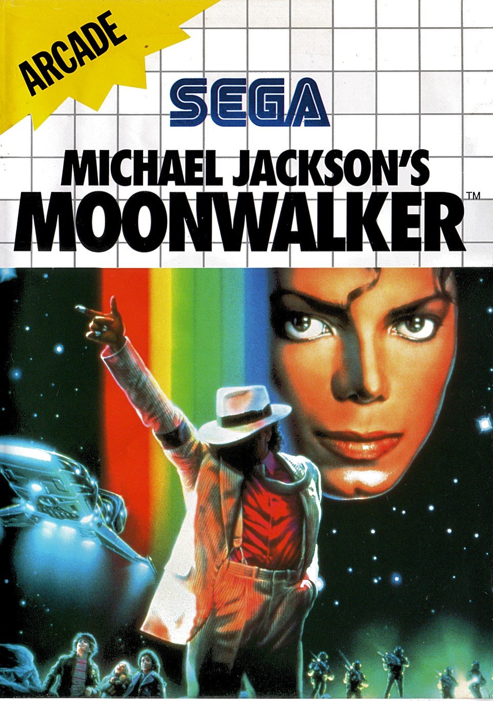 Michael Jackson’s Moonwalker for Sega Master (Complete with box and manual)