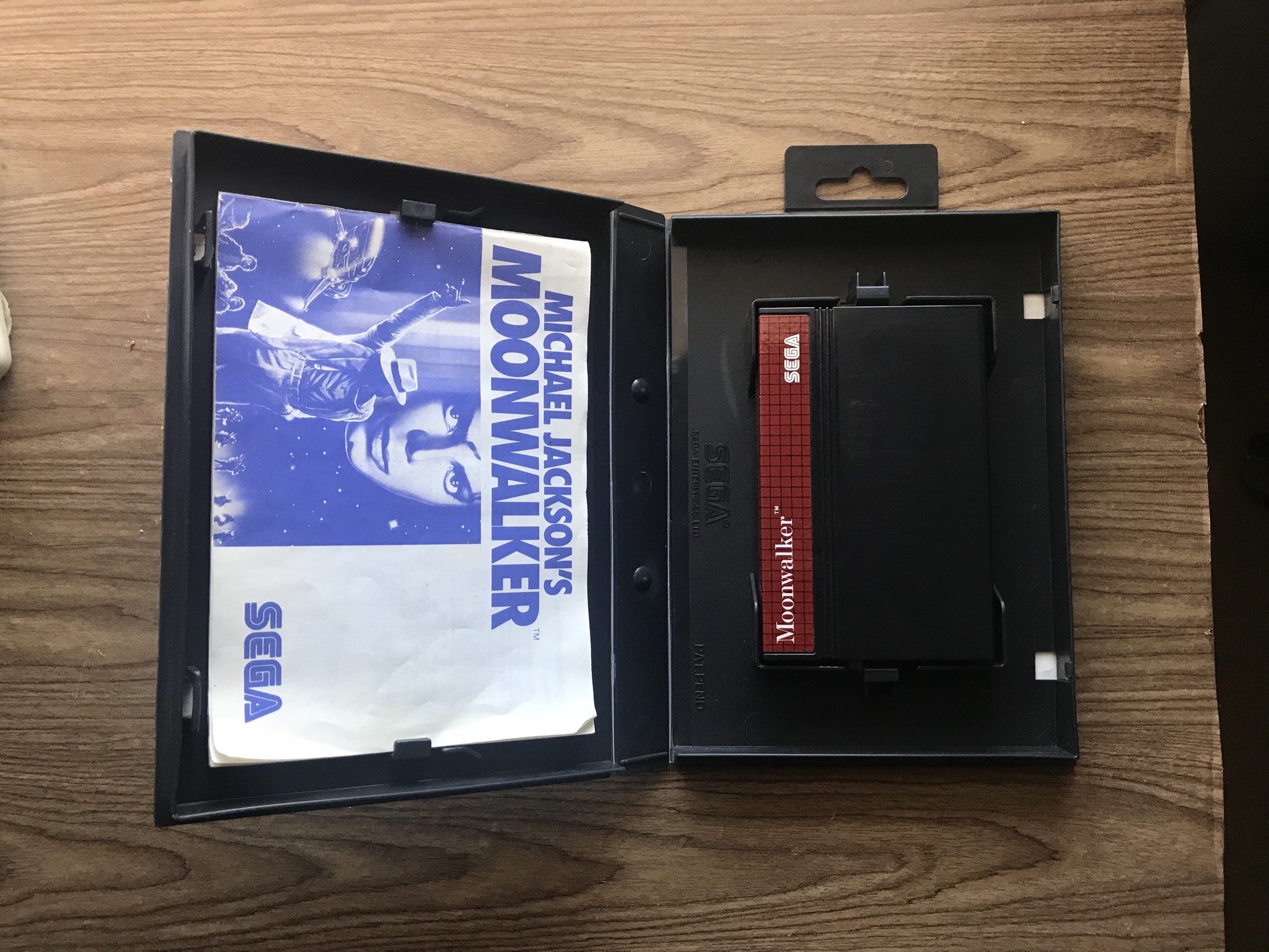 Michael Jackson’s Moonwalker for Sega Master (Complete with box and manual)