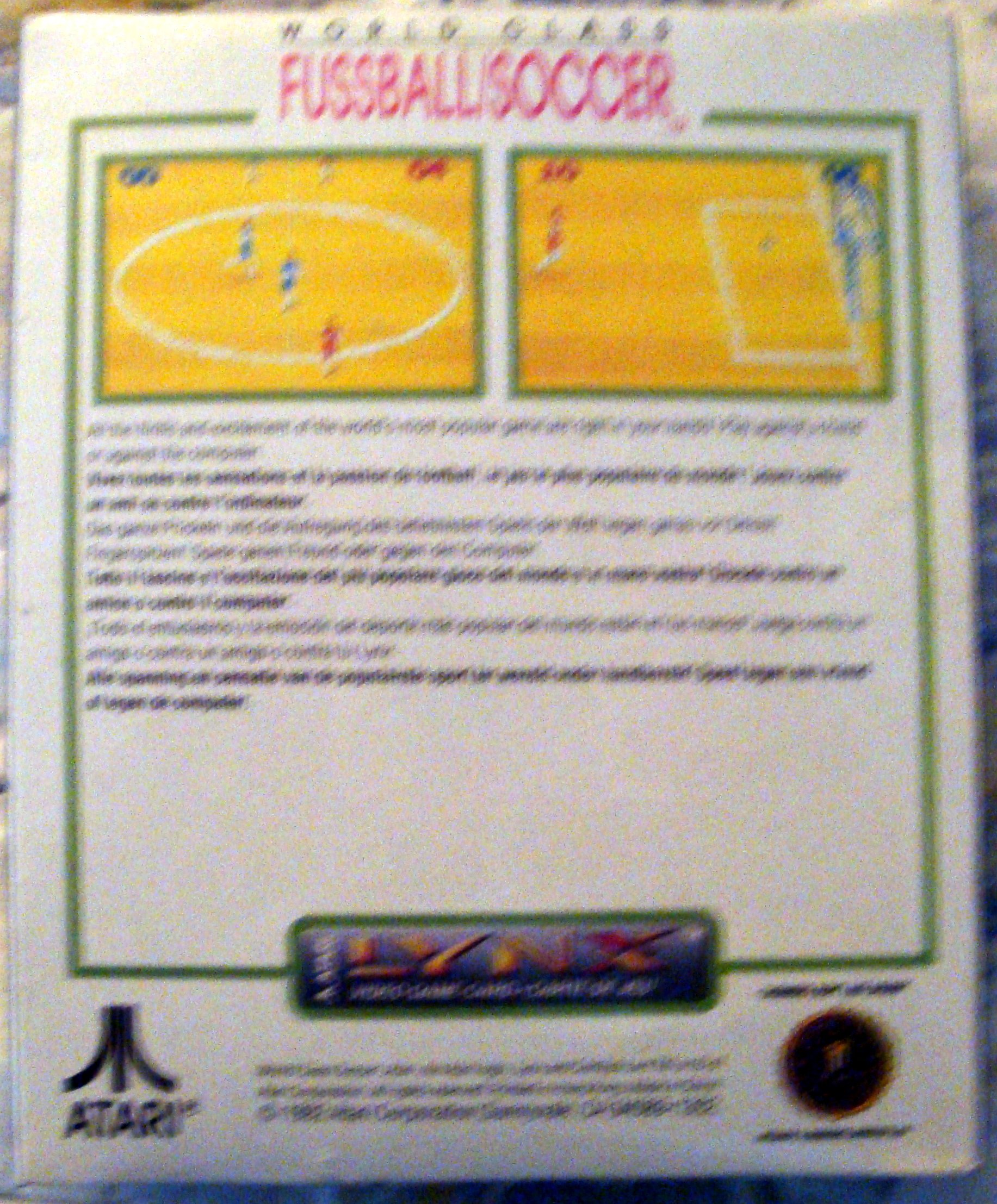 World Class Fussball / Soccer (Atari Lynx)