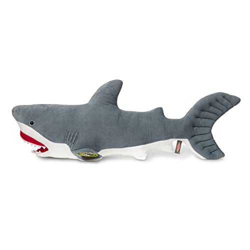 Melissa & Doug Giant Shark - Lifelike Stuffed Animal (over 3 feet long)