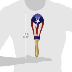 Lp Puerto Rican Flag Rawhide Maracas