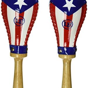 Lp Puerto Rican Flag Rawhide Maracas