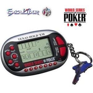 excalibur electronic casino keychain games: texas hold 'em