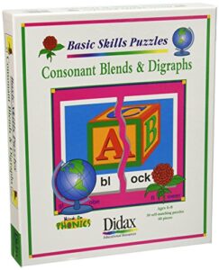 didax educational resources consonant blend & digraph puz