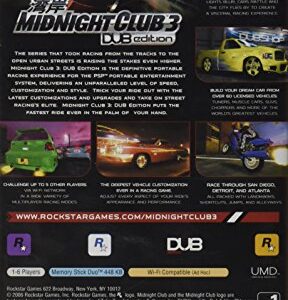 Midnight Club 3, Dub Edition, Sony PSP