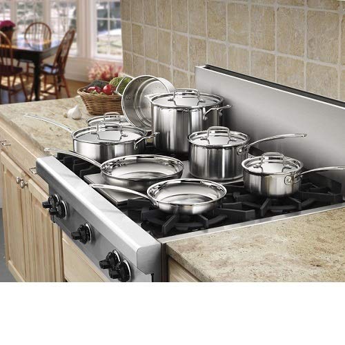 Cuisinart Multiclad Pro Triple Ply Stainless Steel 12-Pc. Set