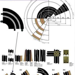 Scalextric C8201 Track Radius - 90 Degrees Hairpin Curve