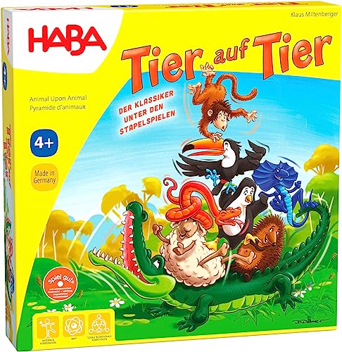 HABA Game - Tier auf Tier (German Version of Animal Upon Animal)