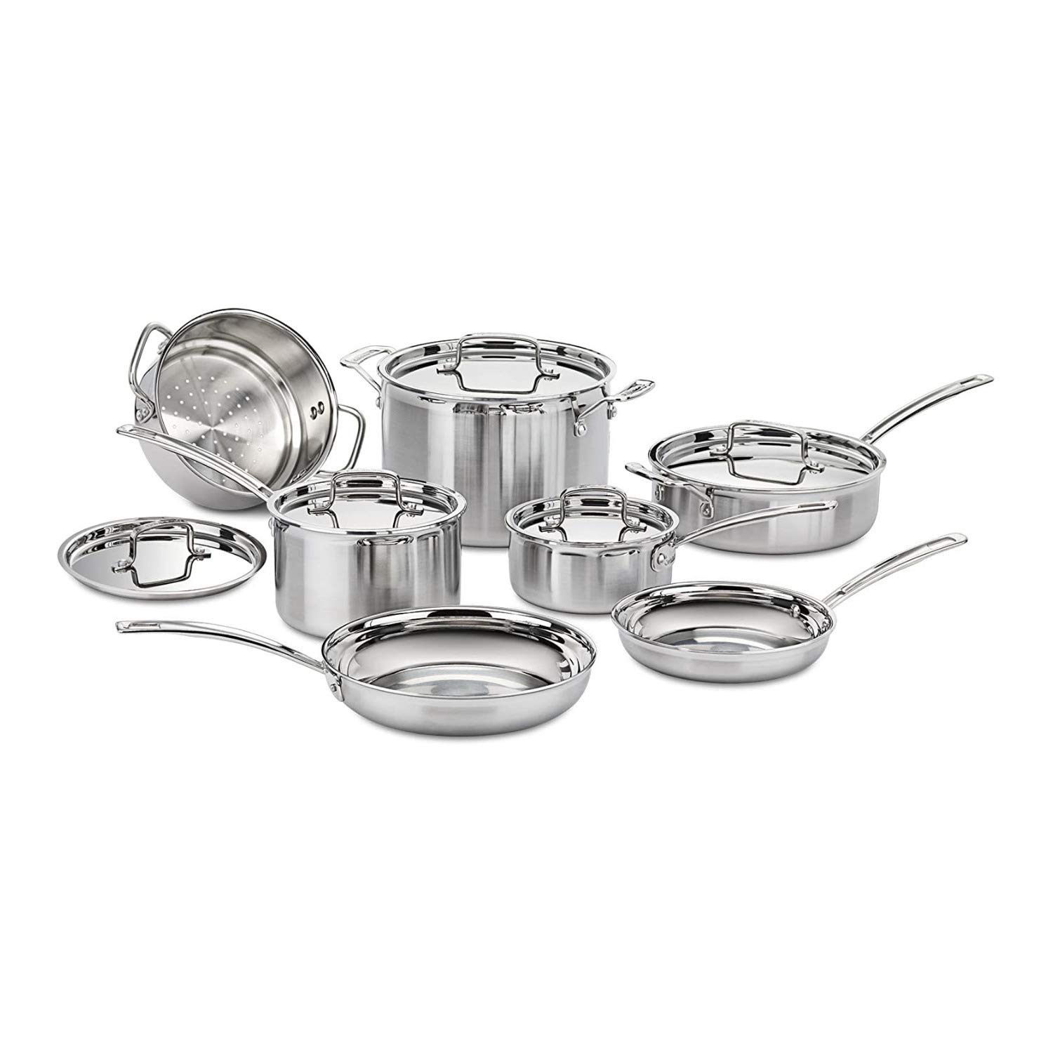 Cuisinart Multiclad Pro Triple Ply Stainless Steel 12-Pc. Set