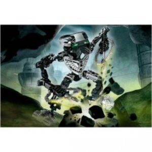 lego bionicle toa hordika whenua (black) #8738